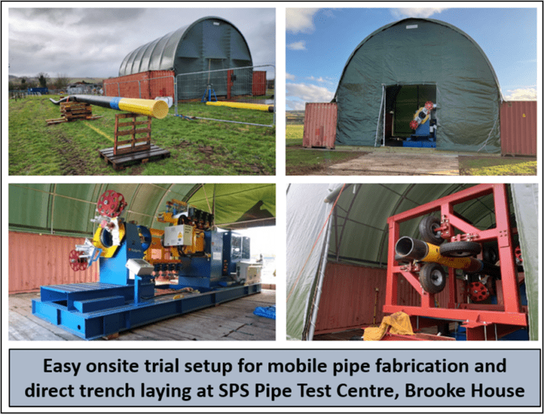Mobile Fabrication and Pipe Laying - Sustainable Pipeline Systems
